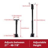 HECASA RV Slide Out Stabilizer Jacks Universal Extendable from 20" - 48 ...