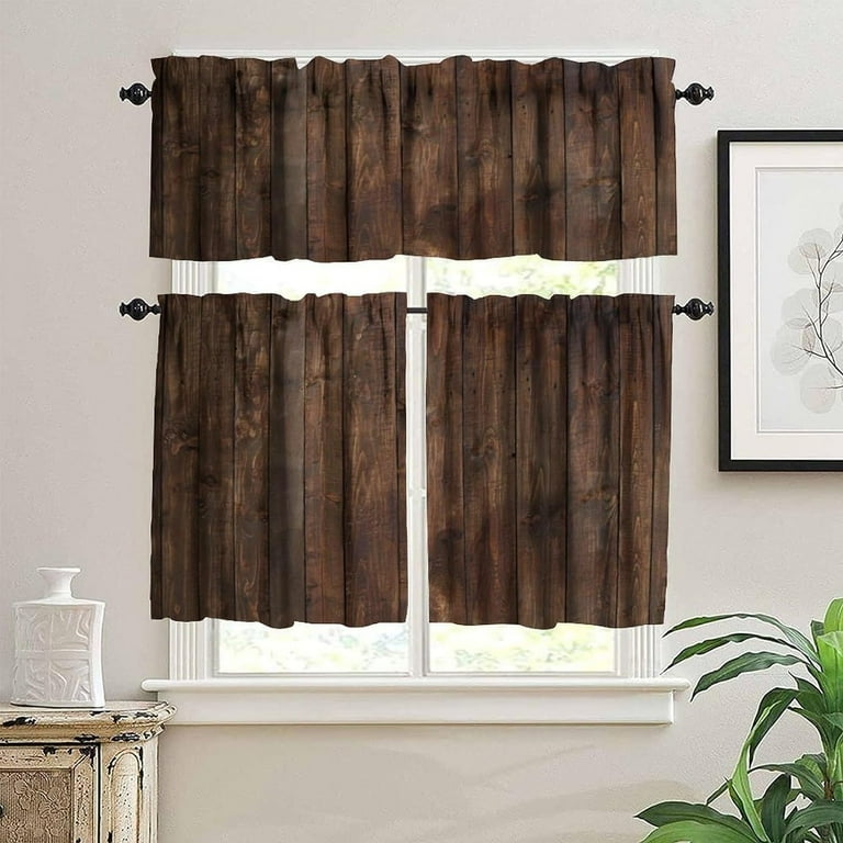 Rustic Wood Curtain Rods