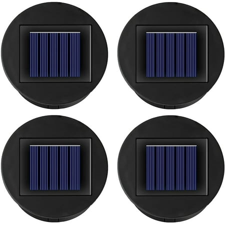 4 Pieces Replacement Solar Lights With Led Bulbs, Solar Top Lights ...