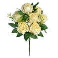 Artificial Flowers,Artificial Roses 7 Heads Edge Bouquet Long For ...
