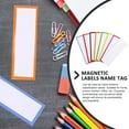 54pcs Rewritable Magnets Practical Magnetic Name Tags Magnet Labels for ...