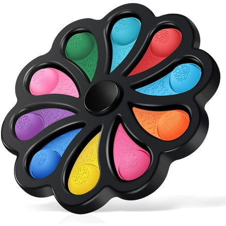 Flower Fidget Toy, Dimple Fidget Toy, Simple dimple Toy,Push pop Fidget ...