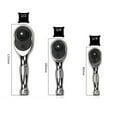 Bosisa 3Pcs72 Teeth Quick Socket Ratchet Wrench Spanner 1/4 3/8 1/2 ...
