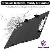 Trifold Aluminum Nurse Clipboard with Cheat Sheets, Portable, Pocket ...