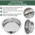 Soil Sifter Garden Soil Sieve Stainless Steel Sieve Set, with 3 ...