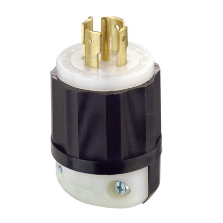 Leviton 2511 20 Amp, 120/208 Volt 3PY, NEMA L21-20P, 4P, 5W, Locking ...