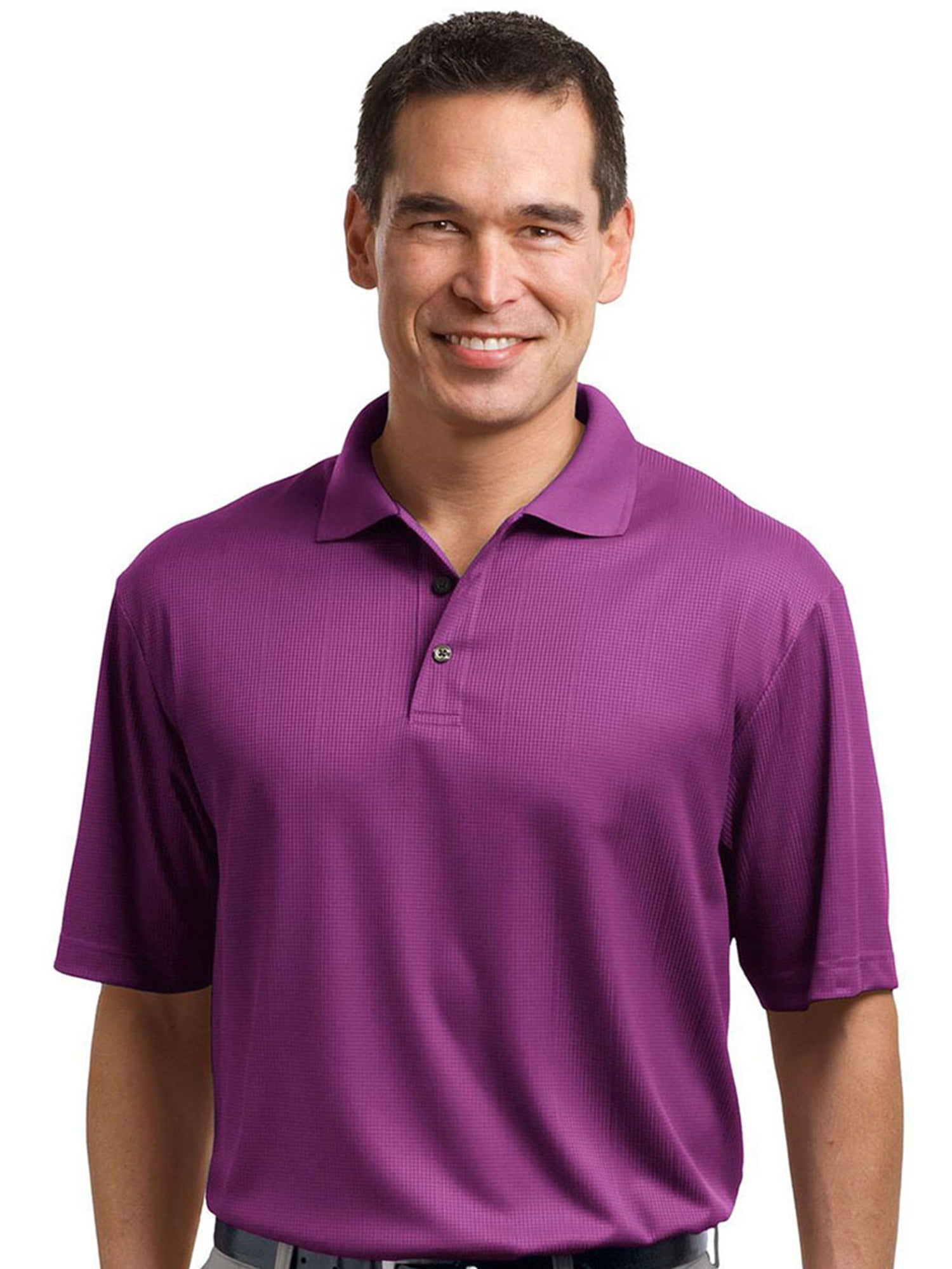 Port Authority Men's Performance Jacquard Polo Shirt - Walmart.com