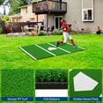 Anoncndin Batting Mat,Baseball Softball Hitting Mat with Home Plate ...