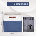 13x13 Cube Storb Collapsible Fabric Box 4 Pack Closet Baskets With ...