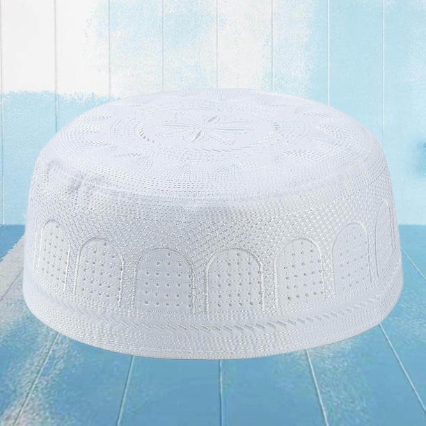 Islamic Muslim Mens Prayer Kufi Hat Skull Cap Turkish Cap Prayer Namaz ...
