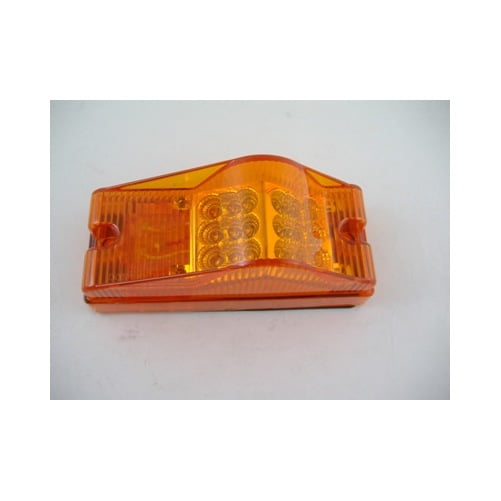Amber 18 LED Trailer Bus Mid Turn Signal Marker Light / Wire Plug ...