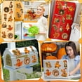 12 Pcs Fall Thanksgiving Magnetic Decorations Autumn Carnival Magnet ...