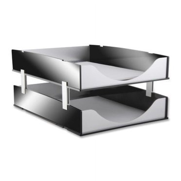 Mind Reader Stackable Metal Mesh Tray File Organizer, Black - Walmart.com