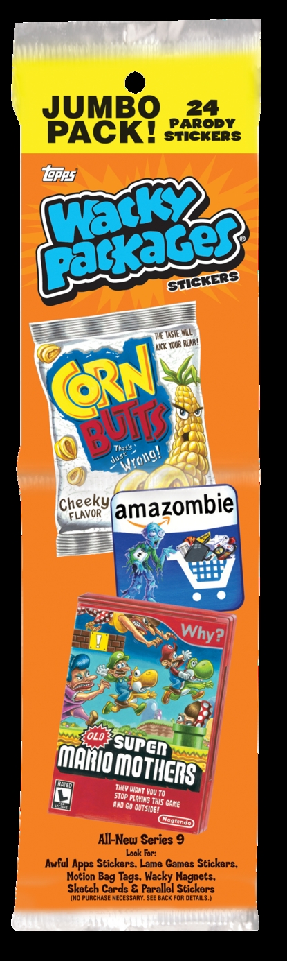 Topps Wacky Pack Series 9 Individual Jumbo Pack - Walmart.com