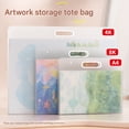 Waterproof Artfolio File Carrying Case Spacious Capacity Clear Front ...