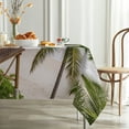 1pc Tropical Overwater Hideaway Print Tablecloths rectangle tables ...