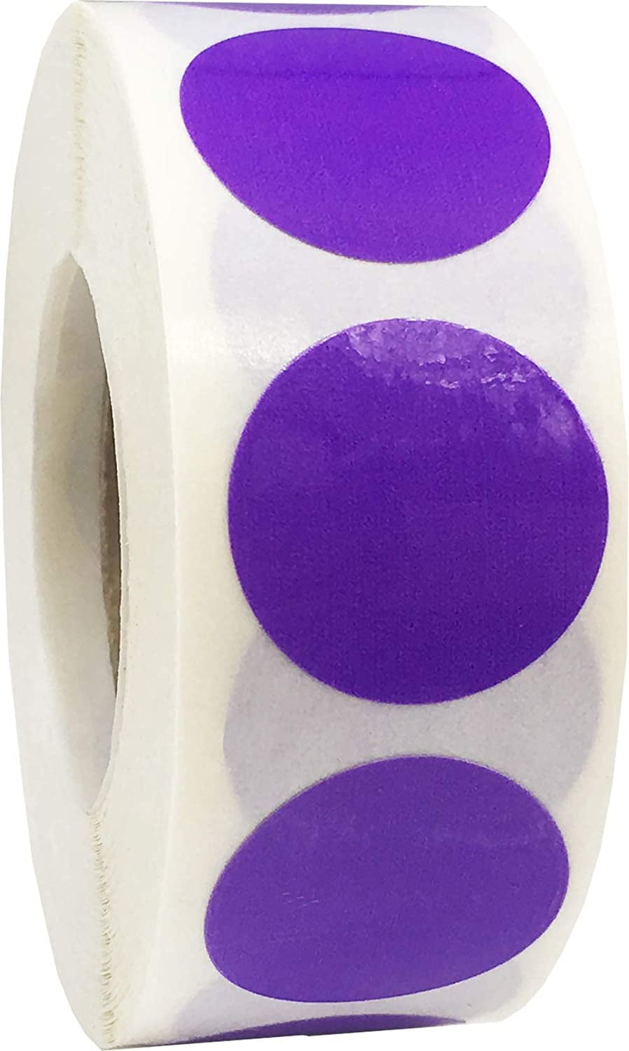 Laminated Purple Color Coding Labels for Organizing Inventory 0.75 Inch ...