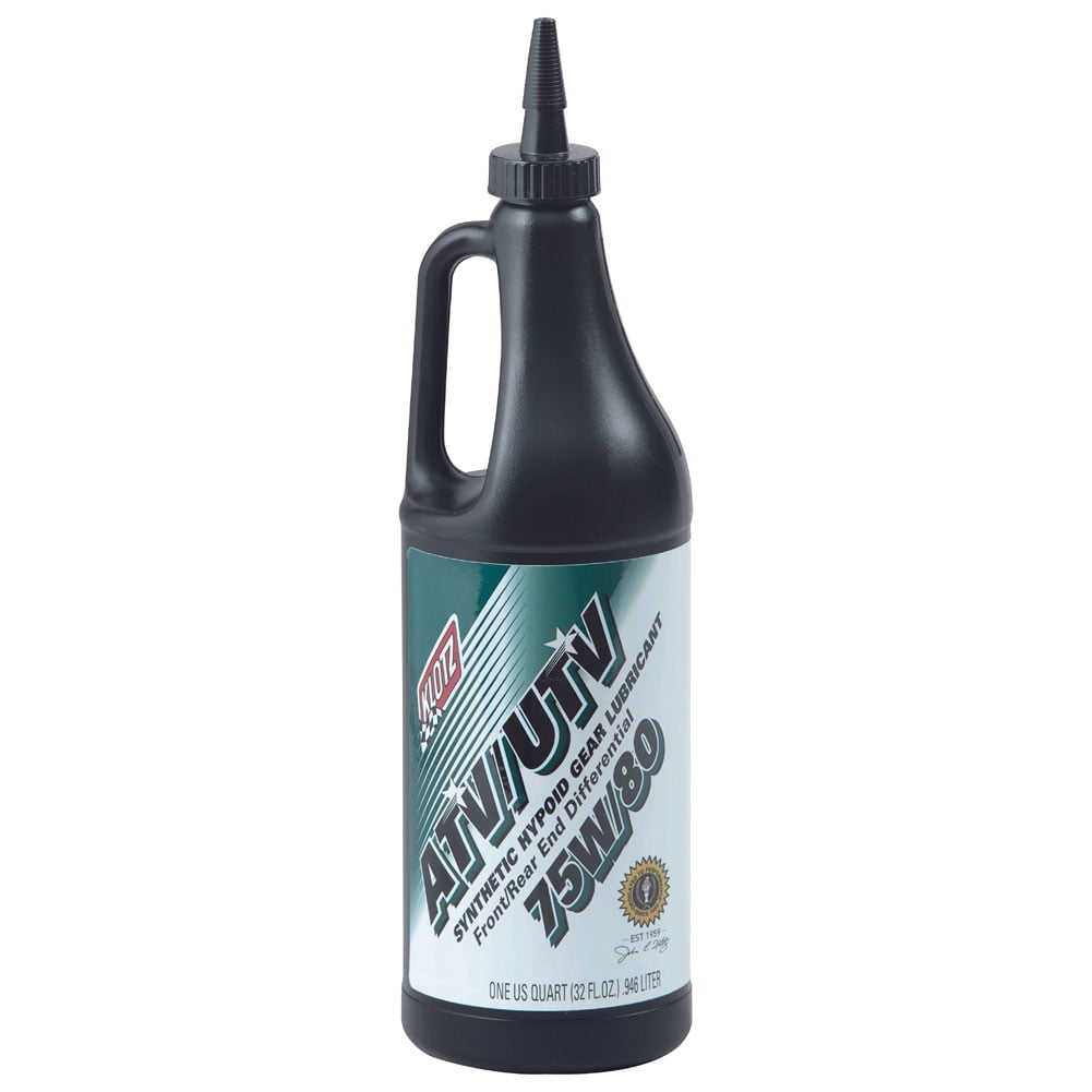 Klotz ATV/UTV Full Synthetic Front/Rear Differential Fluid 75W-80 1 ...