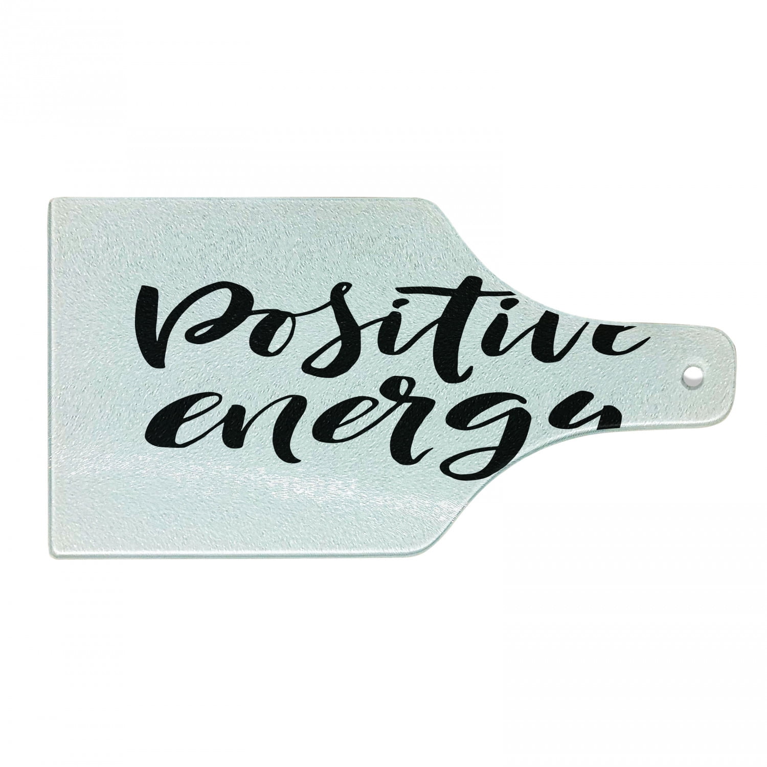 Positive Energy Cutting Board, Vibes Themed Calligraphic Image of ...