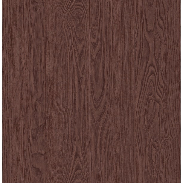 Chesapeake Greenwich Maroon Wood Wallpaper - Walmart.com