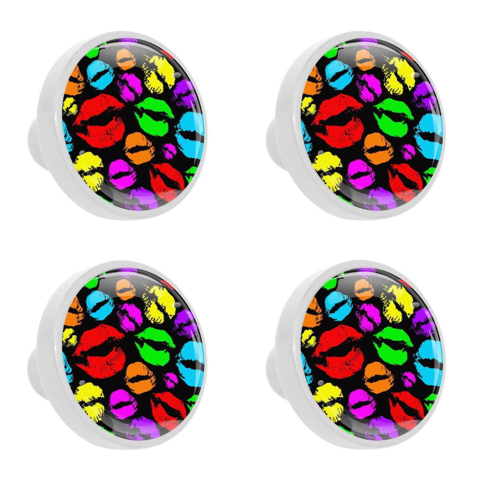 4 Pcs Lips Knobs for Kitchen Cabinet Cupboard Dresser Bookcase Drawer ...