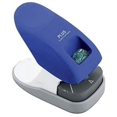 PLUS Paper Clinch Compact Staple Free Staple Green - Walmart.com