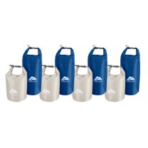 Ozark Trail Dry Bags, IPX6 Waterproof, Bulk Pack, 8-Pack, 4 5L capacity ...