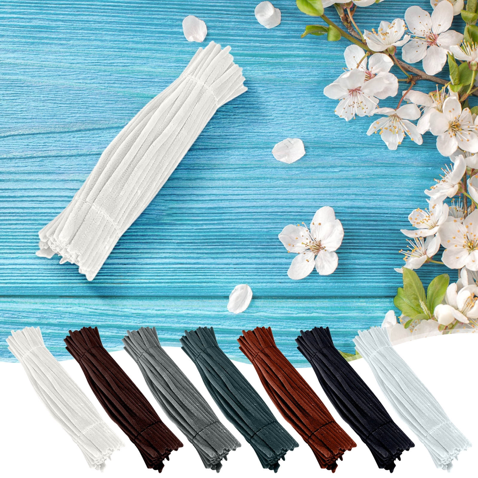 Click here for Oefntac 100 Pieces Pipe Cleaners Candy Color Pipe... prices