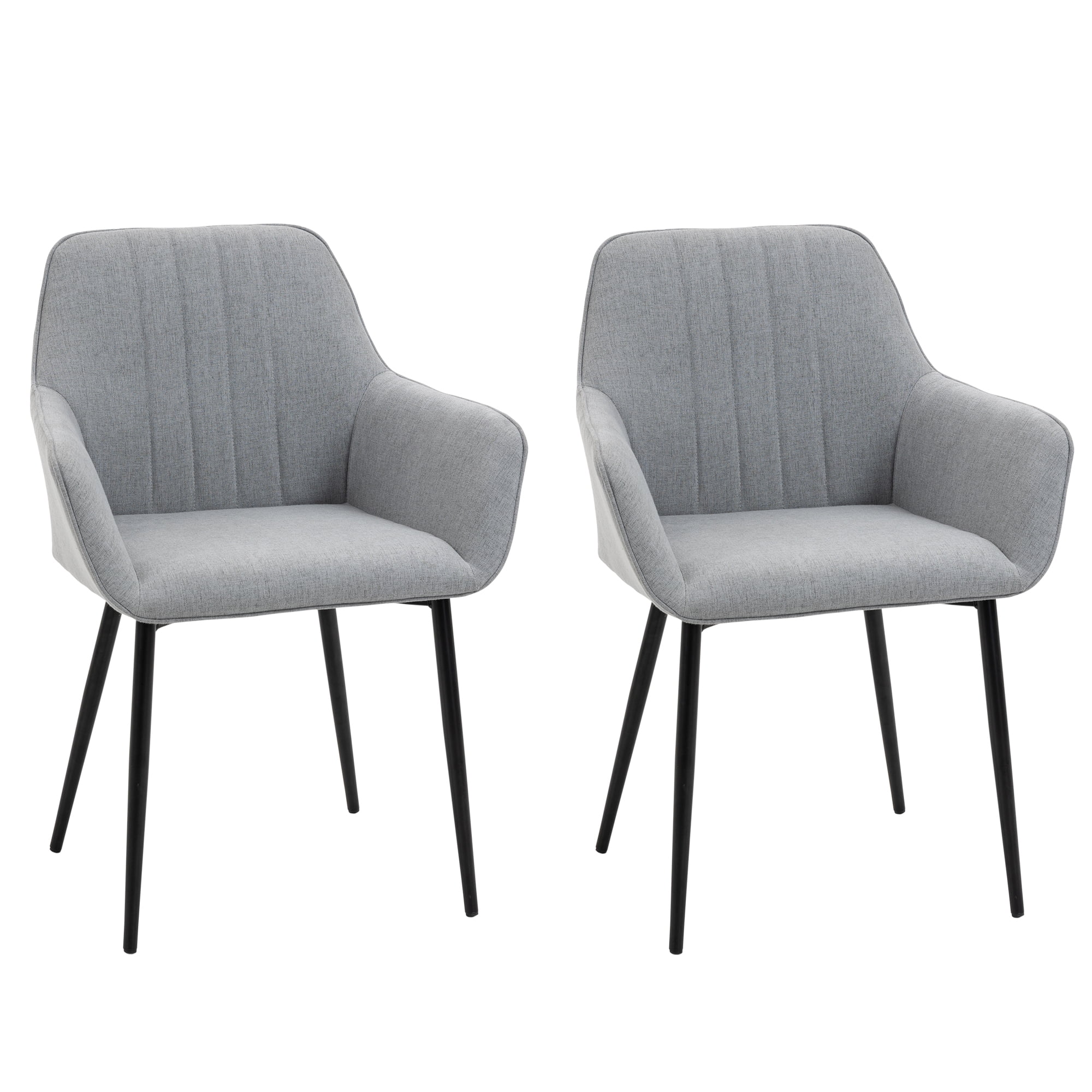 Click here for Homcom Dining Chairs Set Of 2  Upholstered Accent... prices