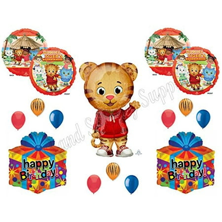 XL DANIEL TIGER'S NEIGHBORHOOD 14 pc. Birthday Party Balloons ...
