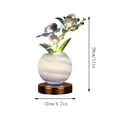 chaungfeng Flower Table Lamp, LED Simulated Phalaenopsis Orchid Night ...