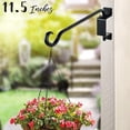 Swivel Plant Hanger Bracket: 12-Inch Bird Feeder Hanger for Outdoor ...