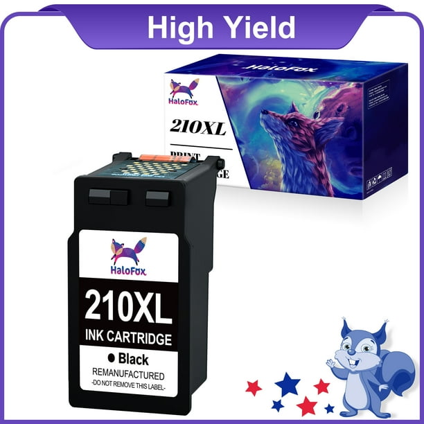 210XL Black Ink Cartridge for Canon Ink 210 XL PG210XL to Use with ...