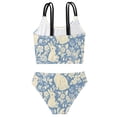 BZSMCE Swimsuit 2-Piece Tank Swimming Wear Quick Dry Bathing Suit-Blue ...
