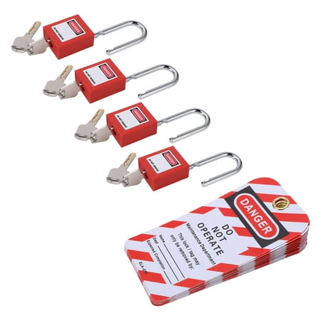 Lockout Tagout Locks, Stainless Steel Reusable Lockout Kit Impact ...