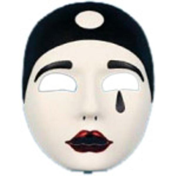 Adult Pierrot Mask - Walmart.com
