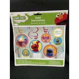 Sesame Street Monster Elmo Characters Multi-color Party Streamers ...