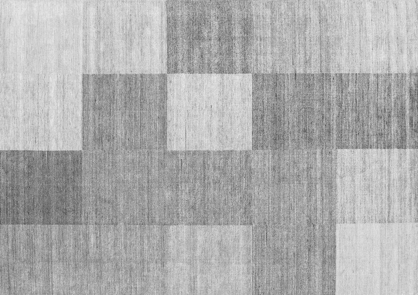 Ahgly Company Indoor Rectangle Checkered Gray Modern Area Rugs, 2' x 5 ...