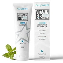 Cali White Vegan Whitening Toothpaste, Vitamin B12, Organic Mint ...