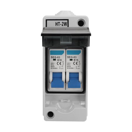 MCB, 230V Easy Installation Circuit Breaker Flame Retardant Plastic ...