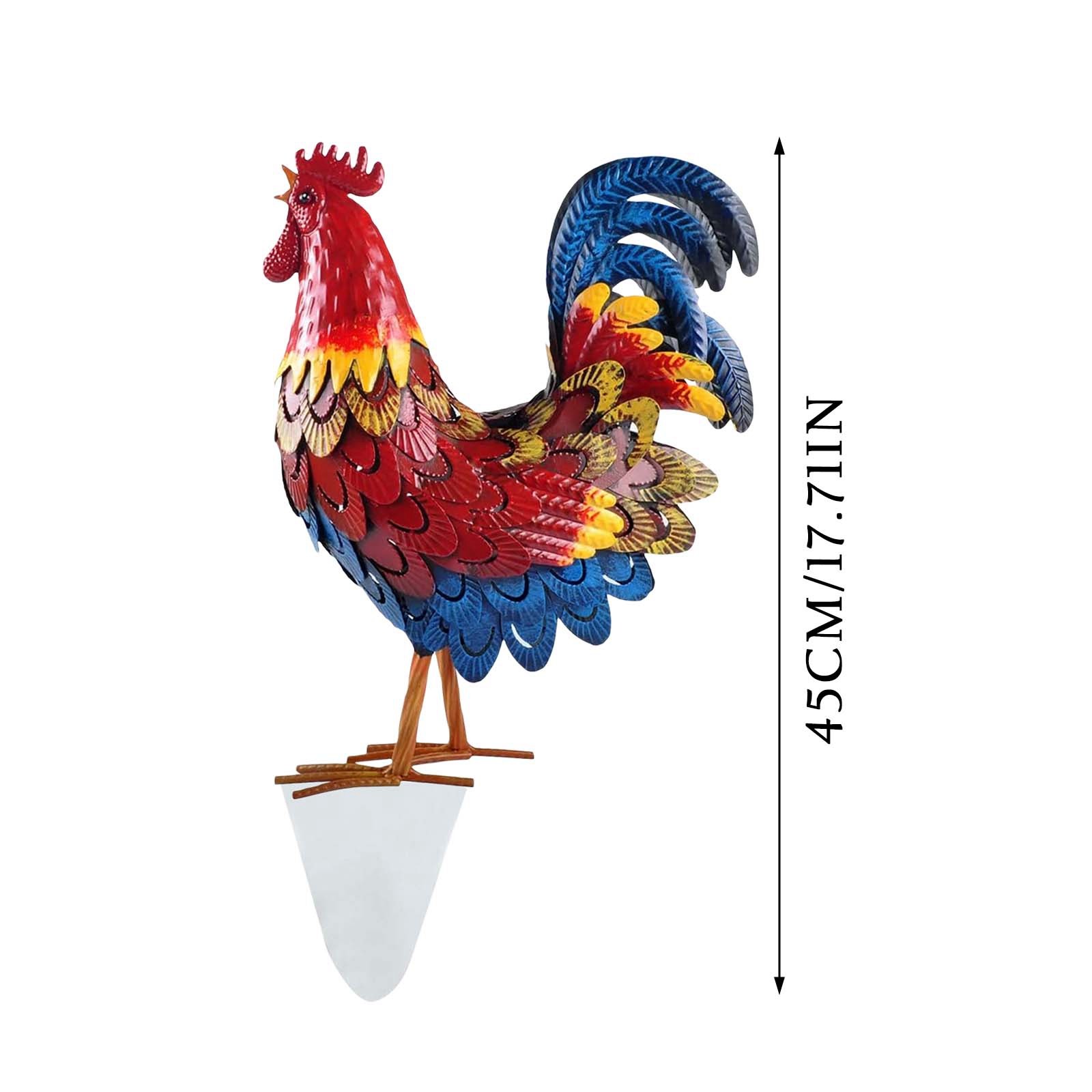 Minsida Wooden Rooster Garden Statues And Sculptures For Outdoor Home Minsida Wooden Rooster Garden Statues And Sculptures For Outdoor Home