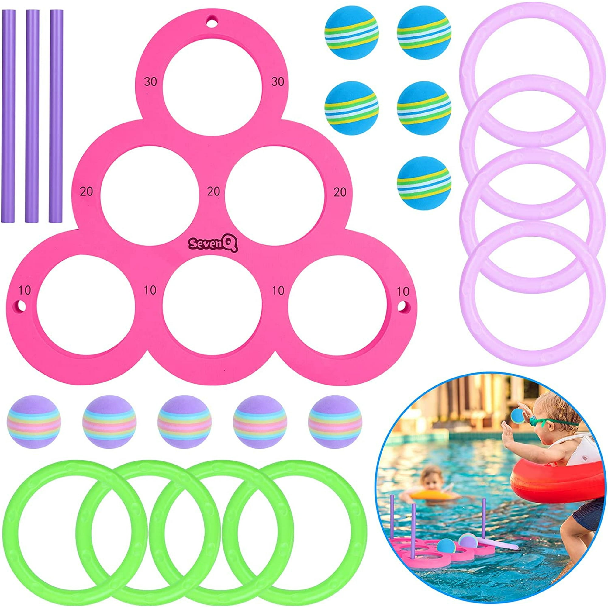 Click here for Yeegool Pool Toys Ring Toss Game  Floating Foam Ri... prices