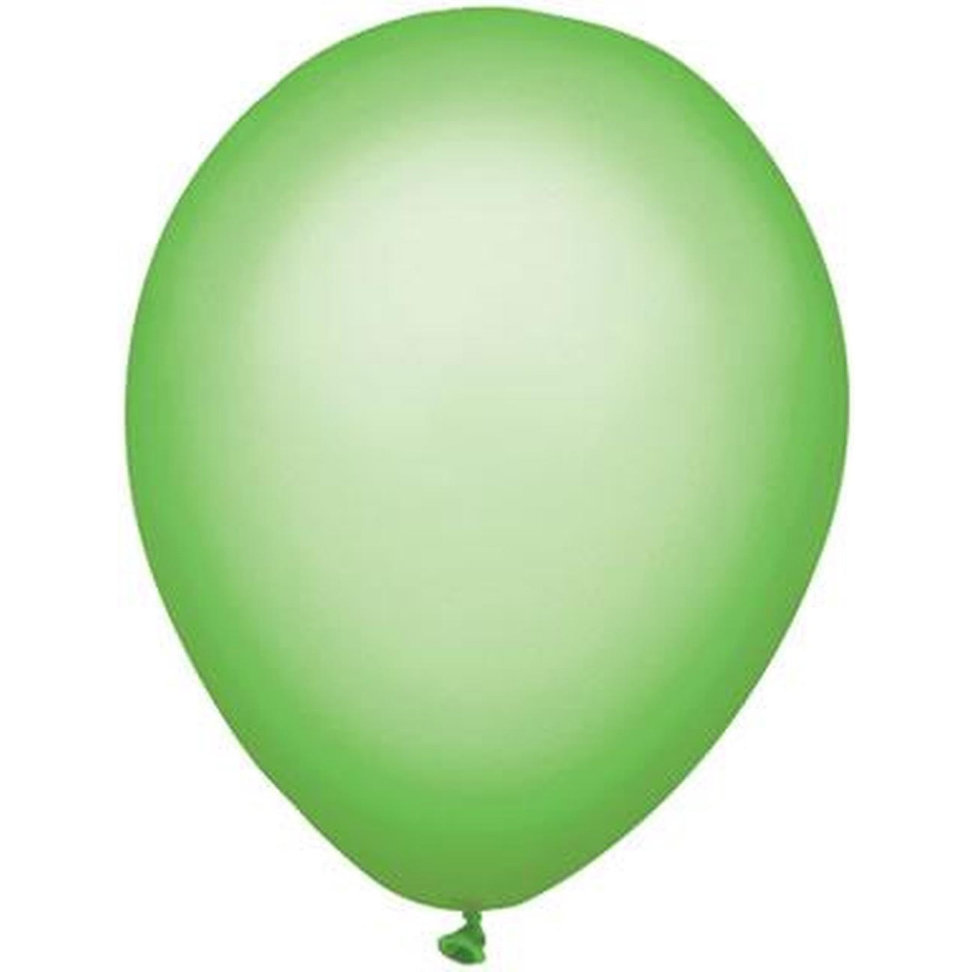 Partymate 10 Neon Green Latex Balloons 12" Made In USA - Walmart.com