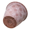 Garden Elements Trellis Decorative Lattice Round Planter, Terracotta ...