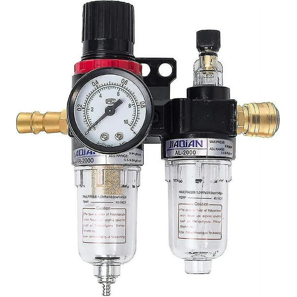 Filtro 1/4 Separador de agua Separador de aceite Unidad de mantenimiento Reductor de presión ...