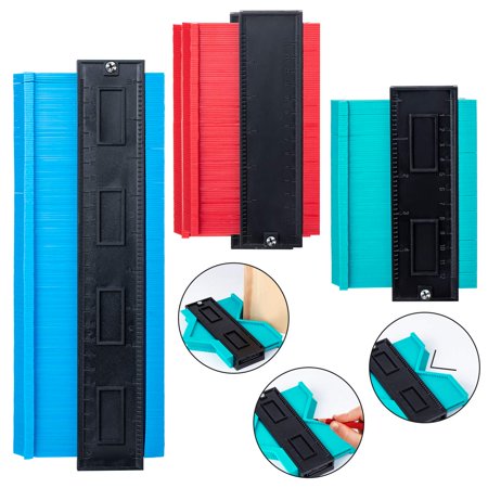 Profile Gauge - 3 Plastic Profile Gauge Measuring Rulers for Tile ...