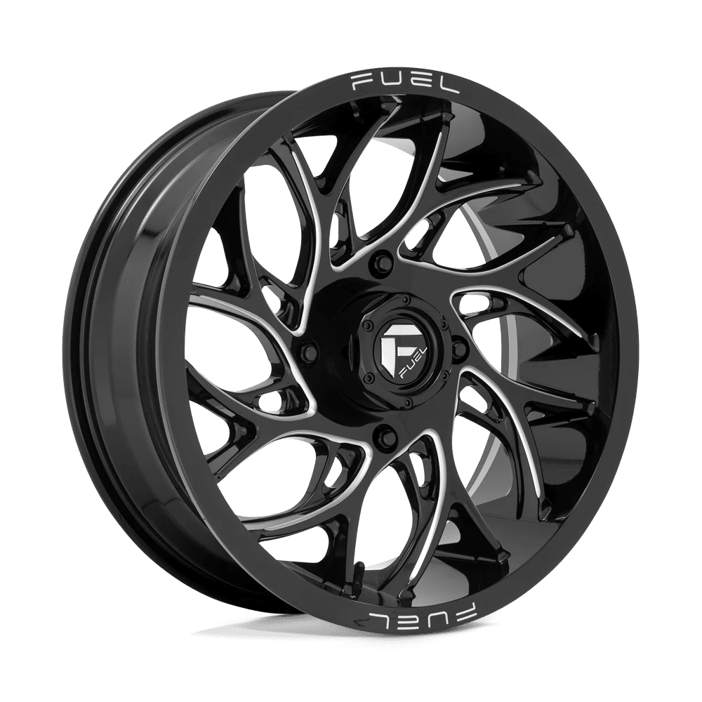 FUEL D741 RUNNER 24X7 4X137 13ET 132CB GLOSS BLACK MILLED WHEEL ...