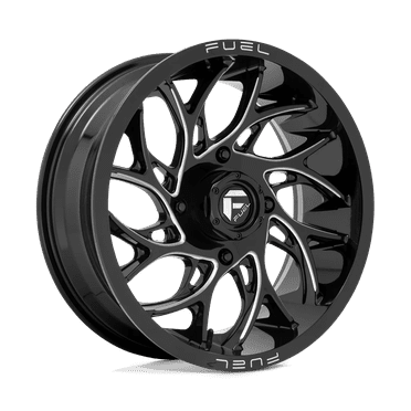 FUEL D741 RUNNER 24X7 4X137 13ET 132CB GLOSS BLACK MILLED WHEEL ...