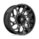 FUEL D741 RUNNER 24X7 4X137 13ET 132CB GLOSS BLACK MILLED WHEEL ...