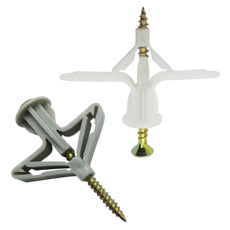 Plastic Anchors With Screws Piutouyar 50-Pc Drywall Anchor Kit - Heavy ...